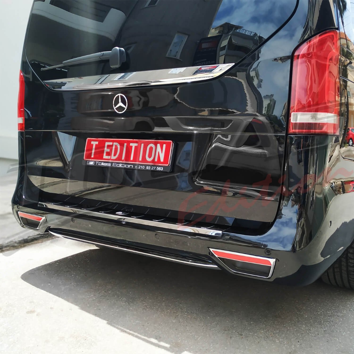 MERCEDES W VITO W V CLASS REAR BUMPER PROTECTOR TYPE BRABUS