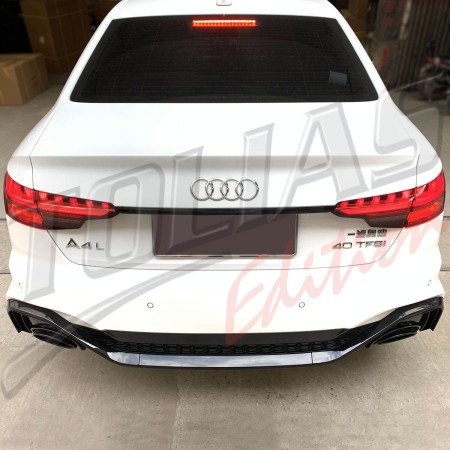AUDI A4 B9 8W FACELIFT 19- REAR BUMPER TYPE RS4