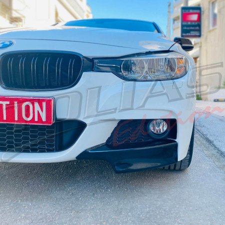 BMW Series 3 F30 F31 FRONT BUMPER SPLITTERS TYPE M PERFORMANCE