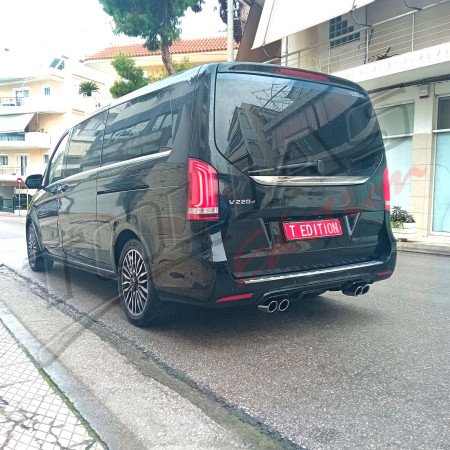 MERCEDES W447 VITO 15- & V CLASS 15-20 REAR BUMPER TYPE BRABUS VERSION 2