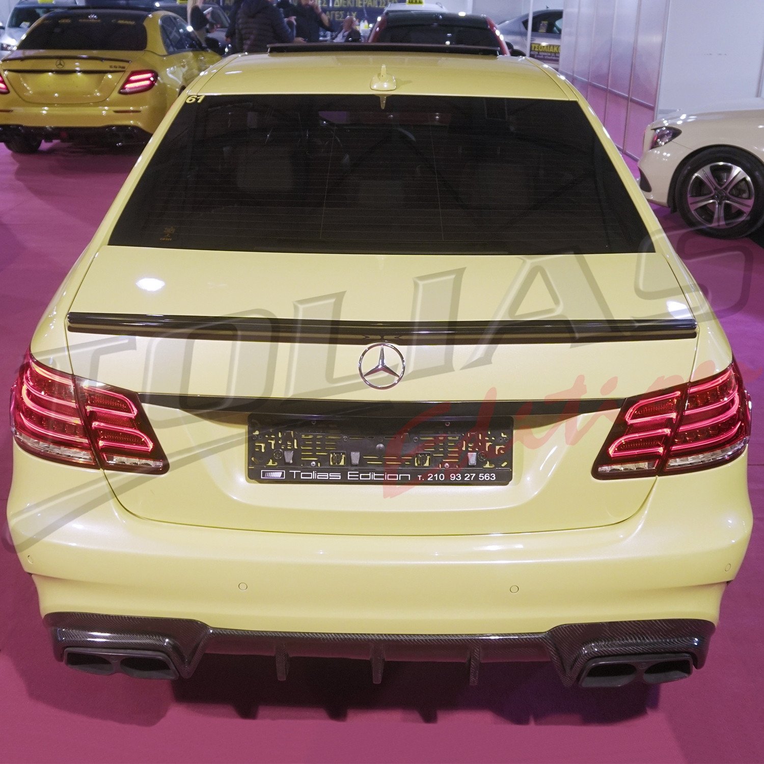 MERCEDES E CLASS W212 13-16 REAR DIFFUSER TYPE BRABUS