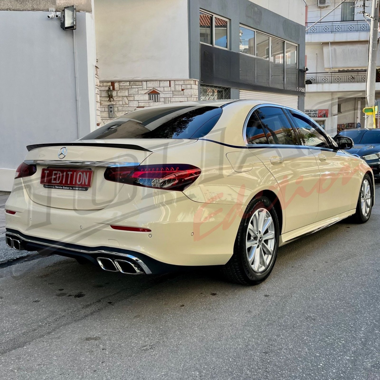 MERCEDES E CLASS W213 SEDAN 20- REAR BUMPER TYPE E63 AMG