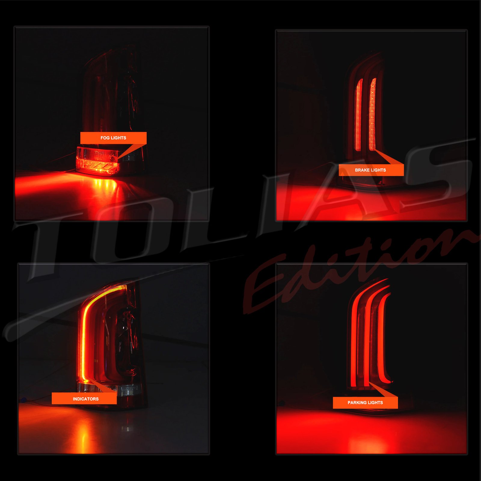MERCEDES W447 VITO 15-24 TAIL LIGHTS TYPE V CLASS