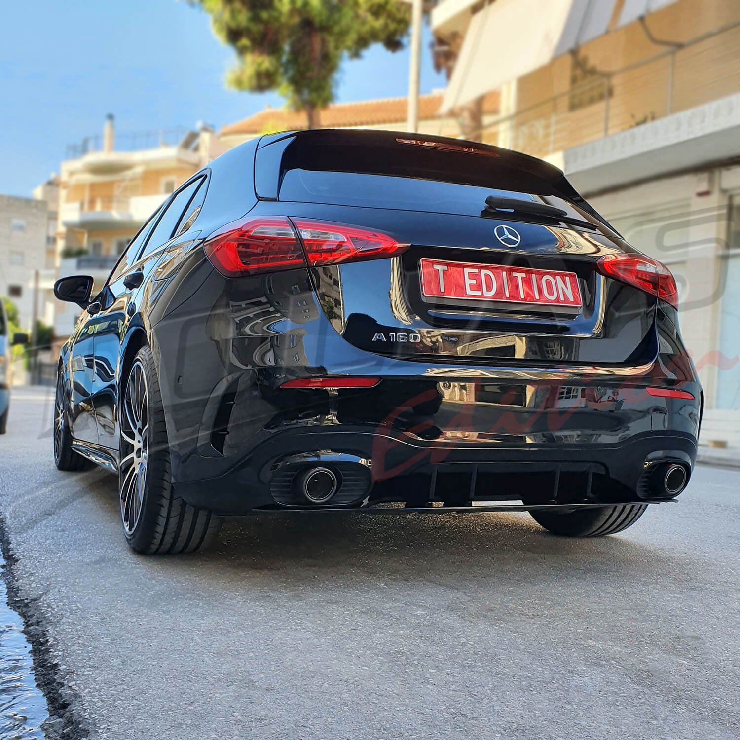 MERCEDES A CLASS W177 HATCHBACK 18- REAR DIFFUSER TYPE A35 AMG EDITION 1