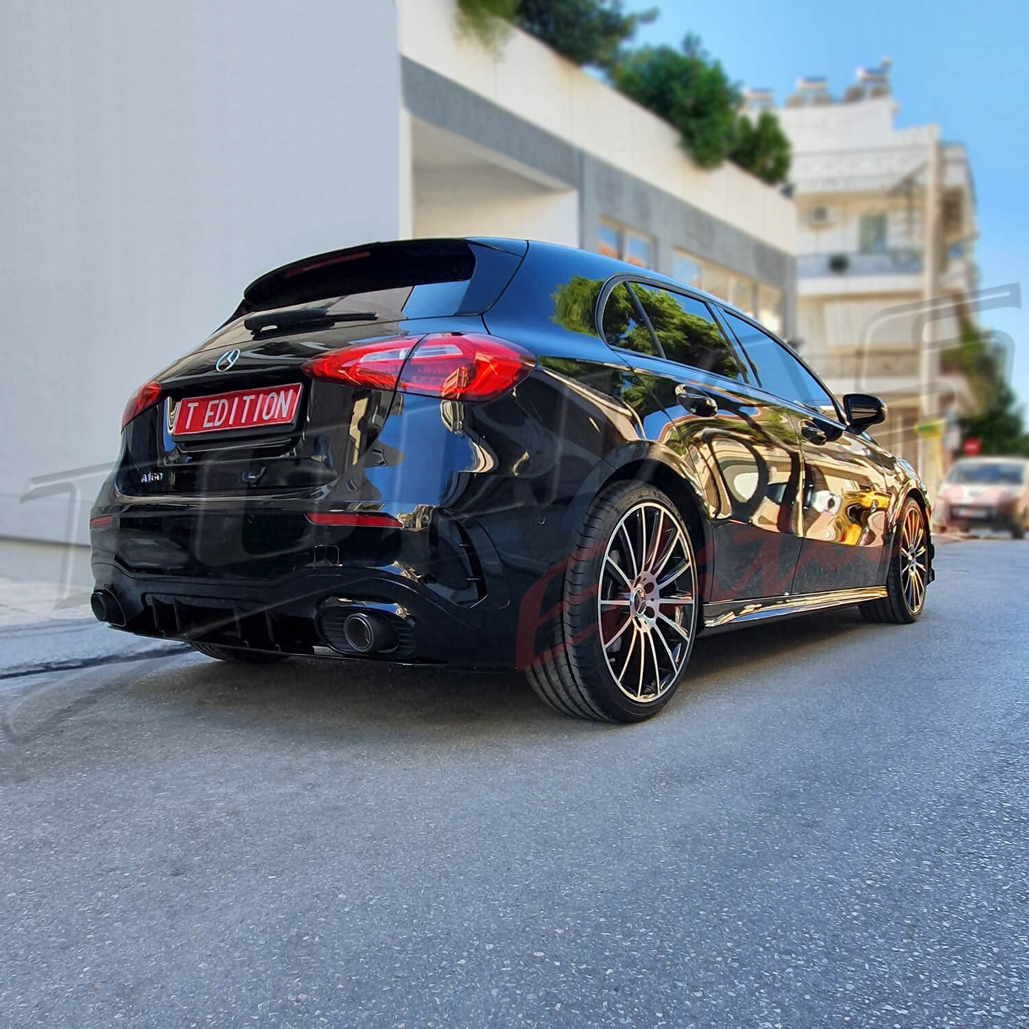 MERCEDES A CLASS W177 HATCHBACK 18- REAR DIFFUSER TYPE A35 AMG EDITION 1