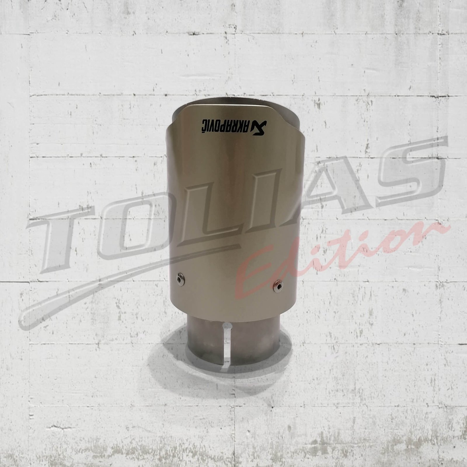 SINGLE EXHAUST TIP TYPE AKRAPOVIC GOLD