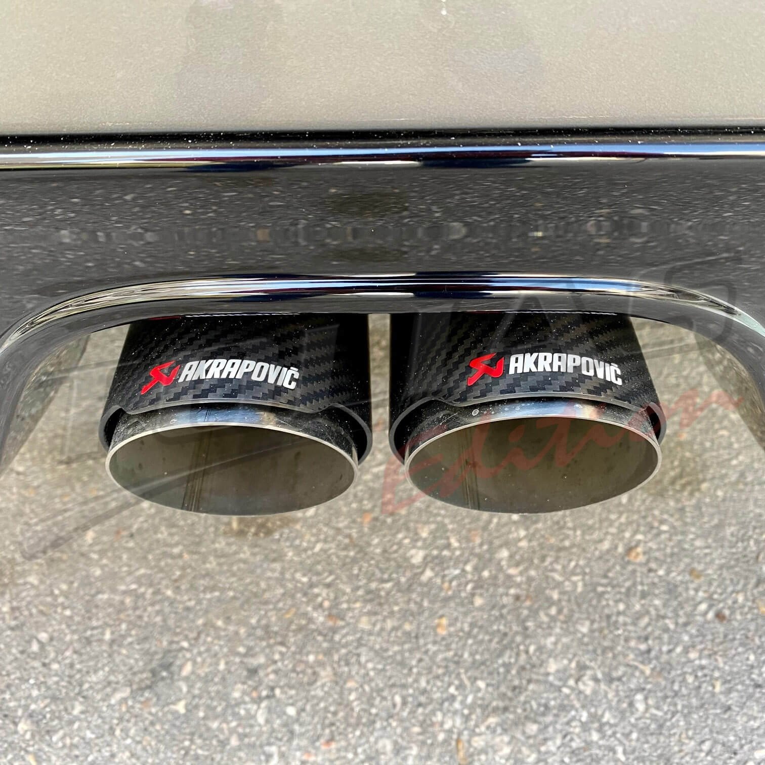SINGLE EXHAUST TIP TYPE AKRAPOVIC SMART