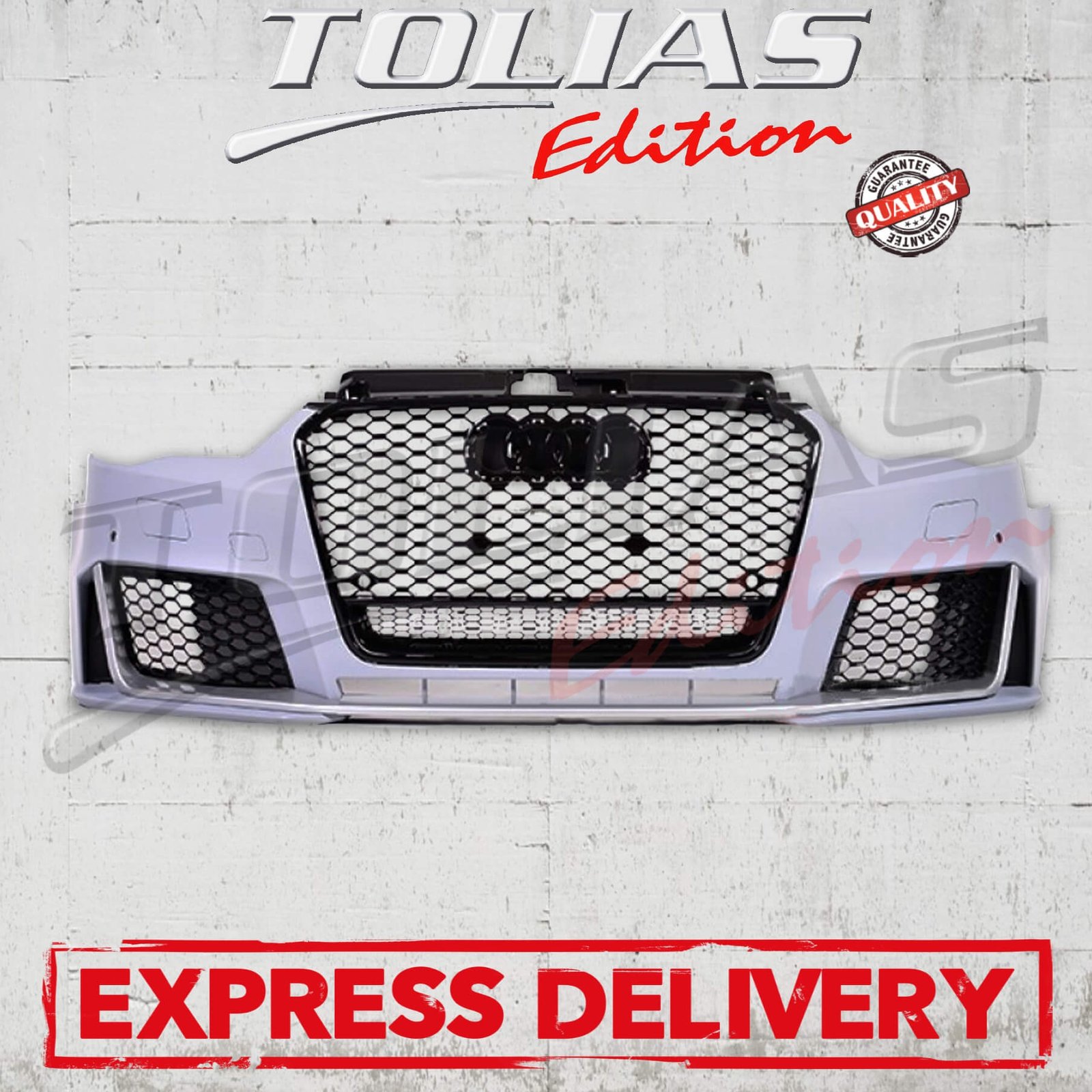 AUDI A3 8V 12-15 FRONT BUMPER TYPE RS3