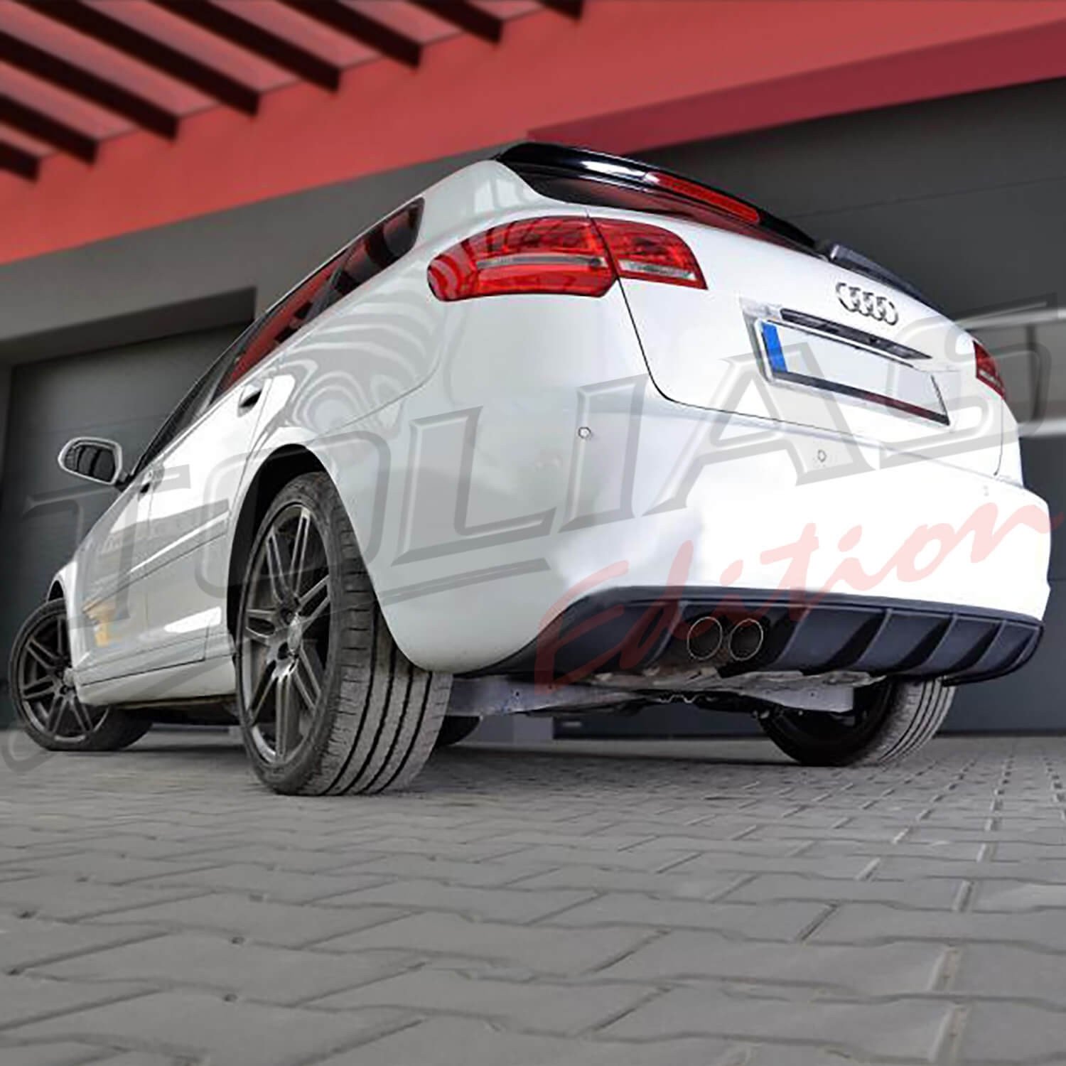 AUDI A3 8PA 08-12 REAR DIFFUSER TYPE RS3