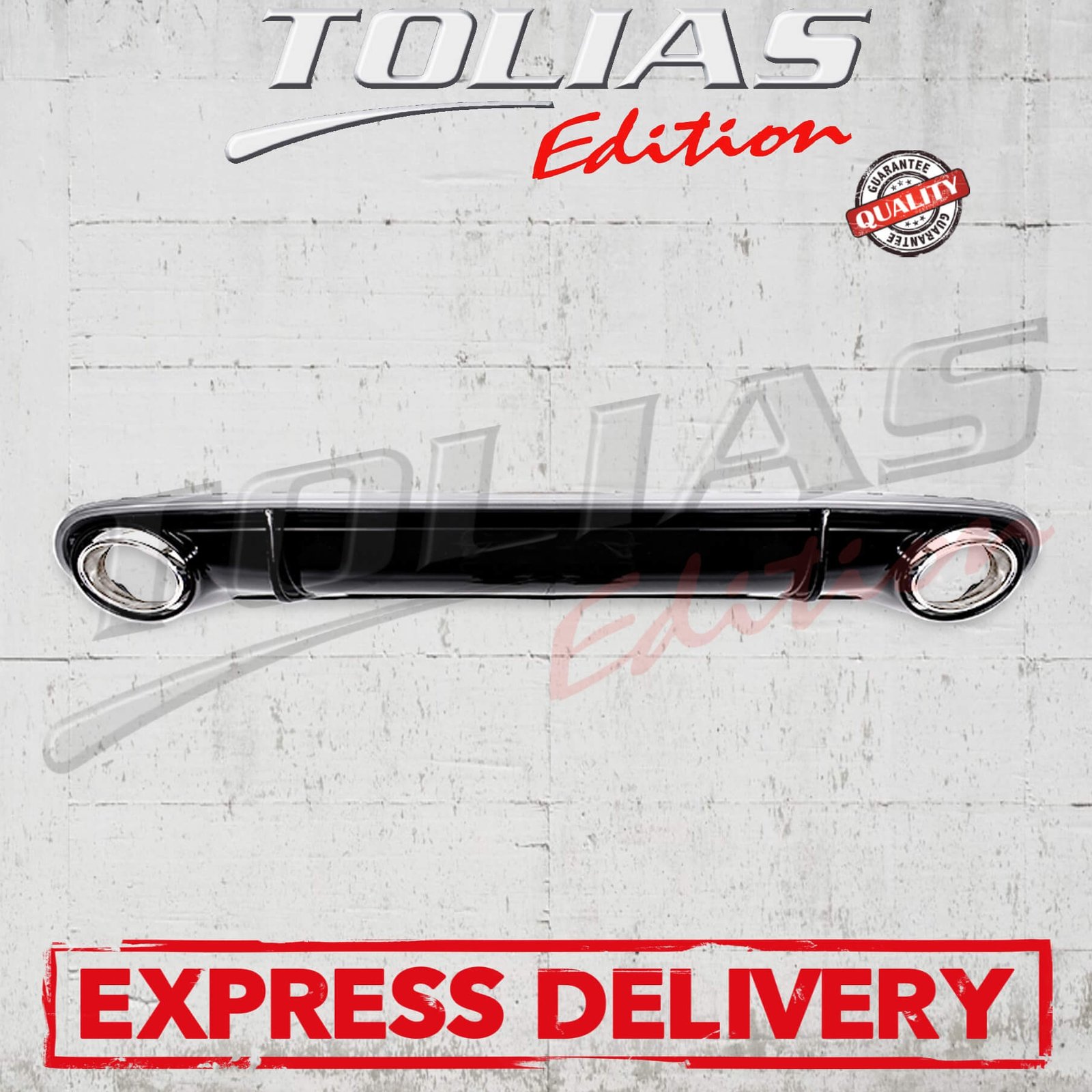 AUDI A4 B8 07-11 REAR DIFFUSER TYPE RS4