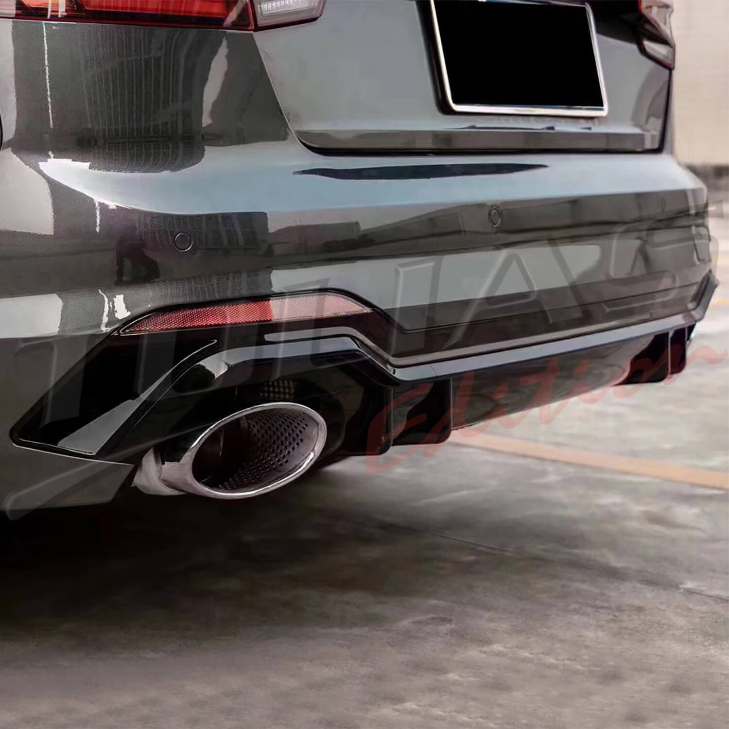 AUDI A4 B9 16-19 REAR BUMPER TYPE RS4