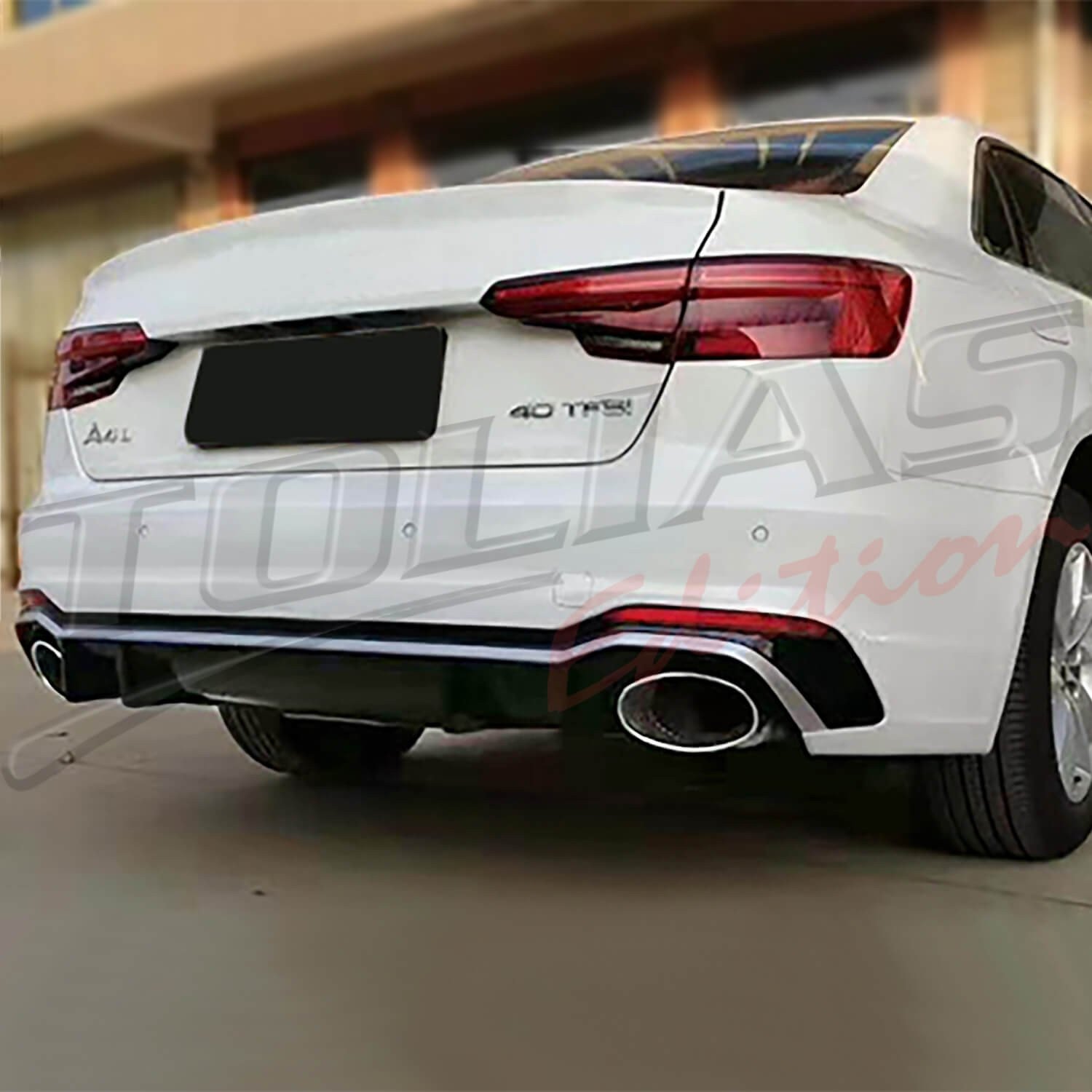 AUDI A4 B9 16-19 REAR BUMPER TYPE RS4