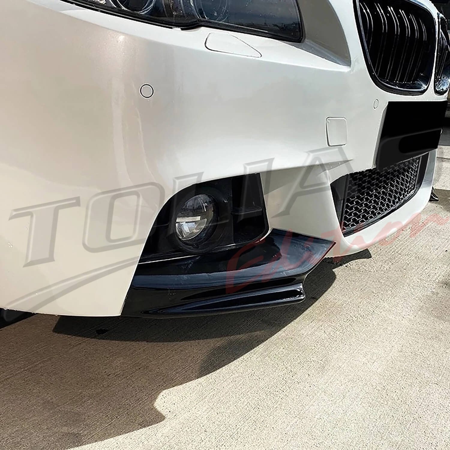 BMW Series 5 F10/ F11 FRONT BUMPER SPLITTERS TYPE M PERFORMANCE