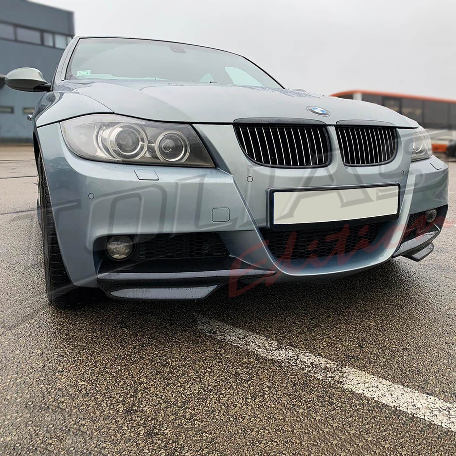 BMW Series 3 E90/ 91 05-08 FRONT BUMPER SPLITTERS TYPE M PERFORMANCE