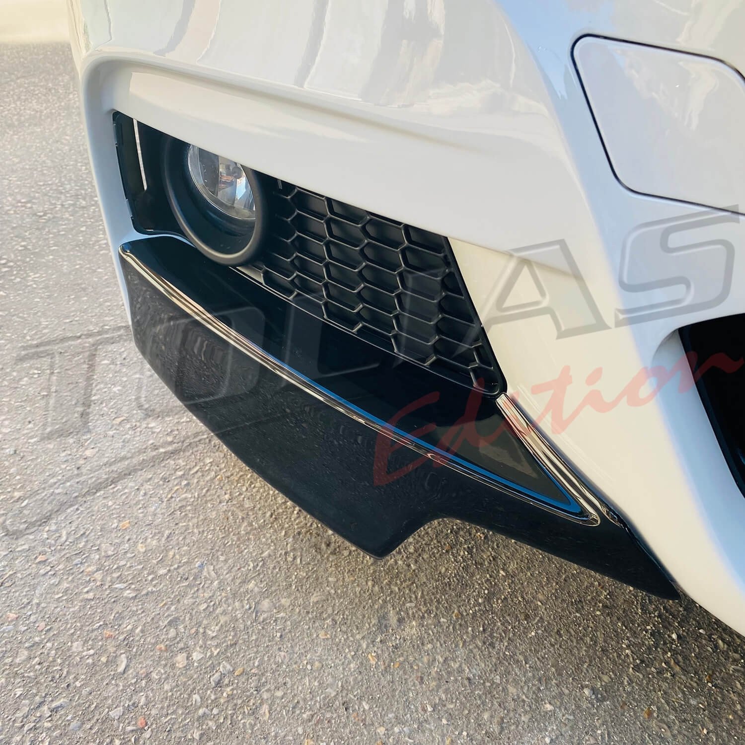 BMW Series 3 F30 F31 FRONT BUMPER SPLITTERS TYPE M PERFORMANCE