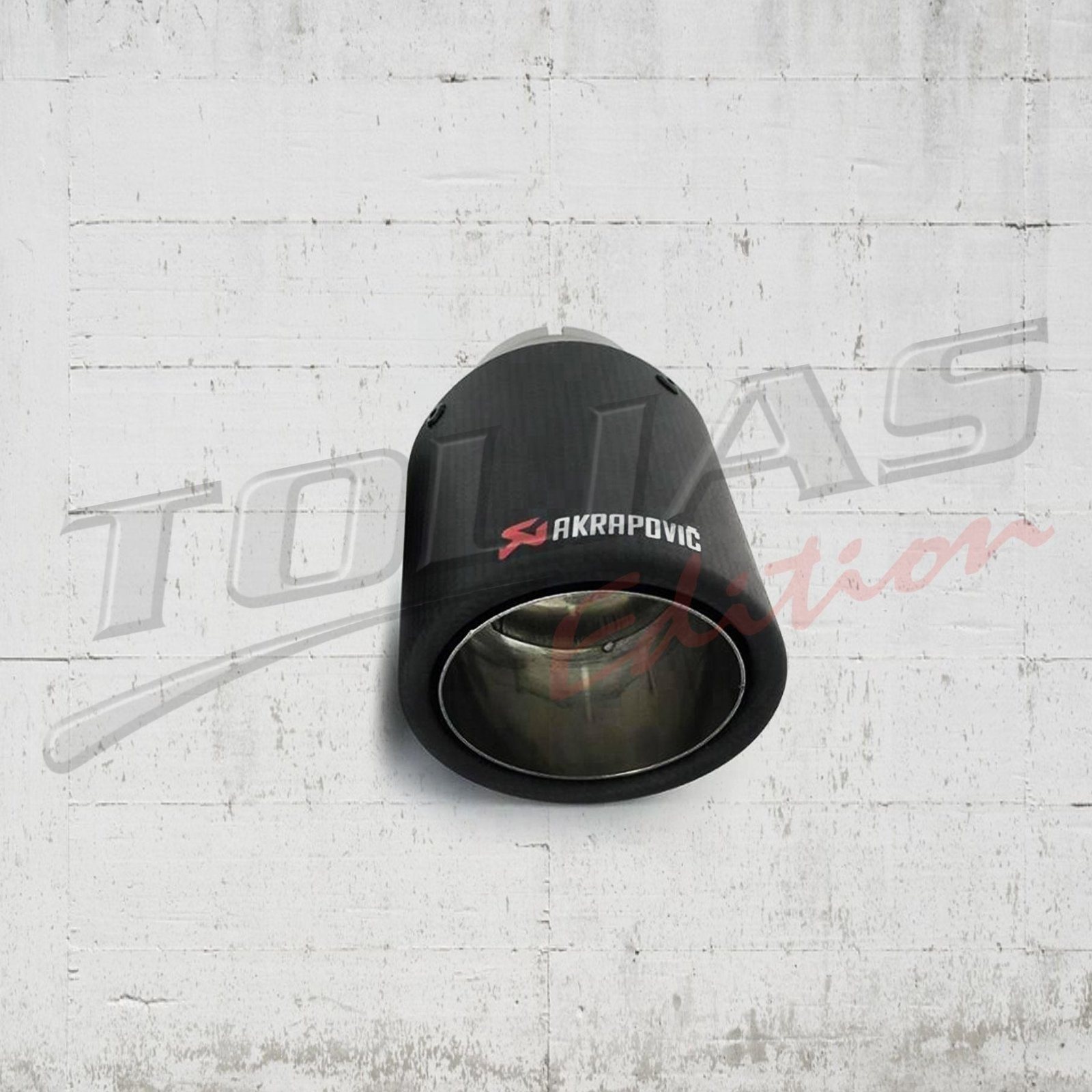 SINGLE EXHAUST TIP TYPE AKRAPOVIC CLASSICAL