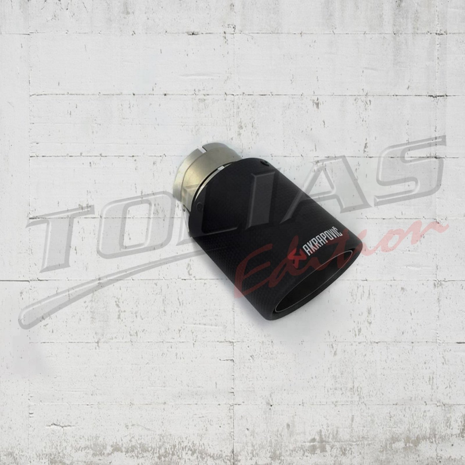 SINGLE EXHAUST TIP TYPE AKRAPOVIC CLASSICAL