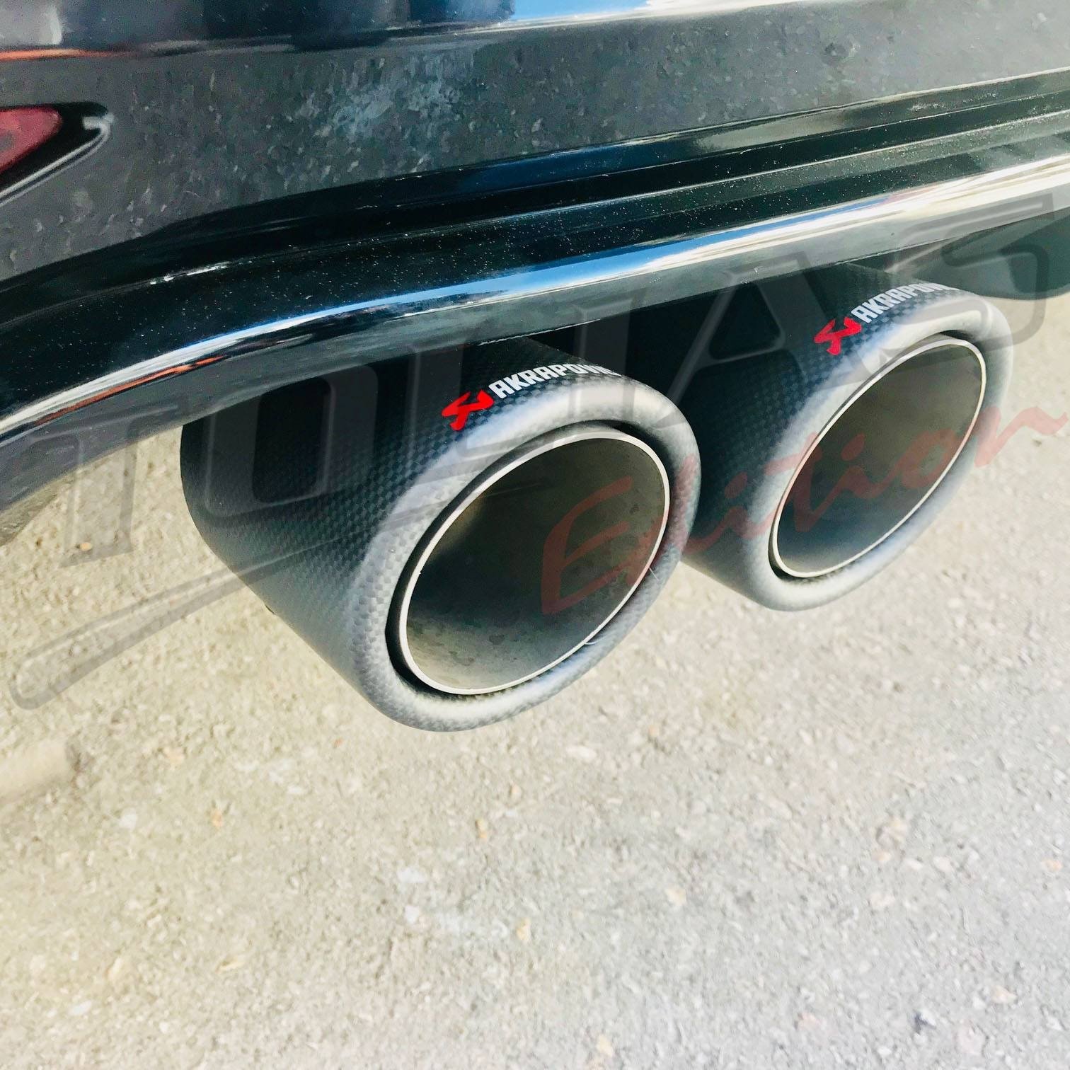 SINGLE EXHAUST TIP TYPE AKRAPOVIC CLASSICAL