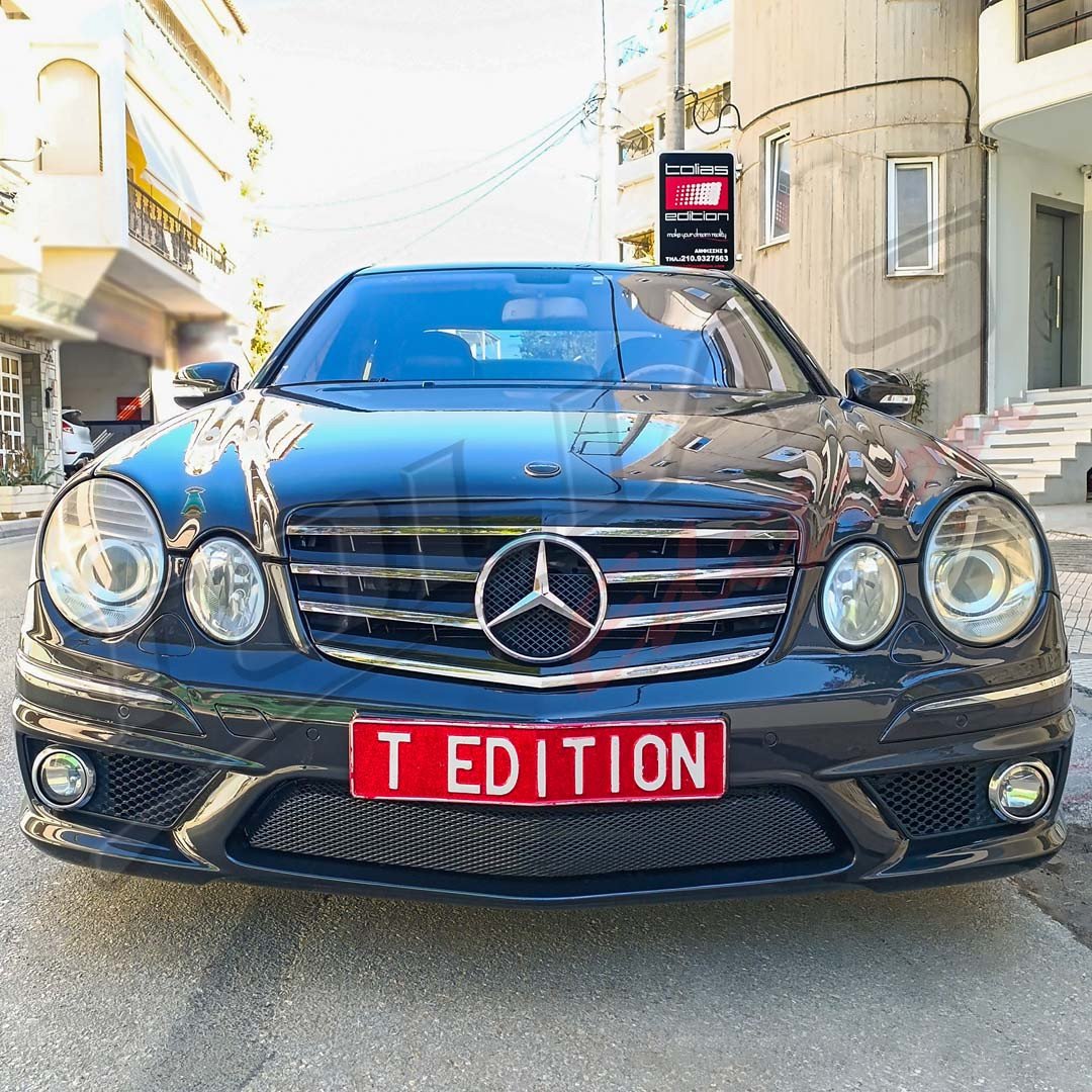 MERCEDES E CLASS W211 06-09 LICENSE PLATE TYPE E63 AMG