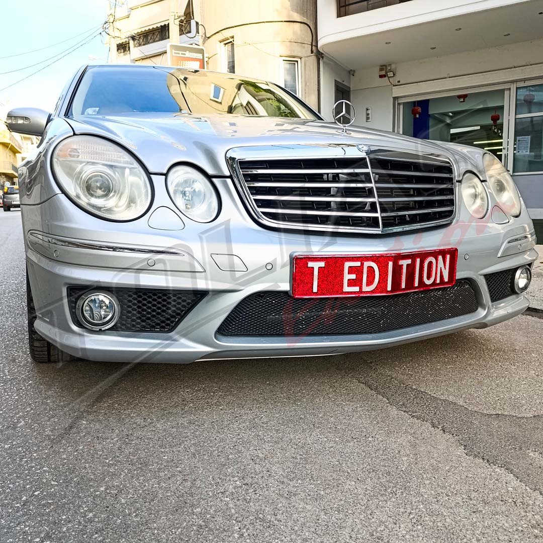 MERCEDES E CLASS W211 06-09 LICENSE PLATE TYPE E63 AMG
