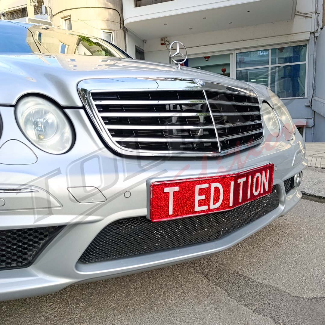MERCEDES E CLASS W211 06-09 LICENSE PLATE TYPE E63 AMG