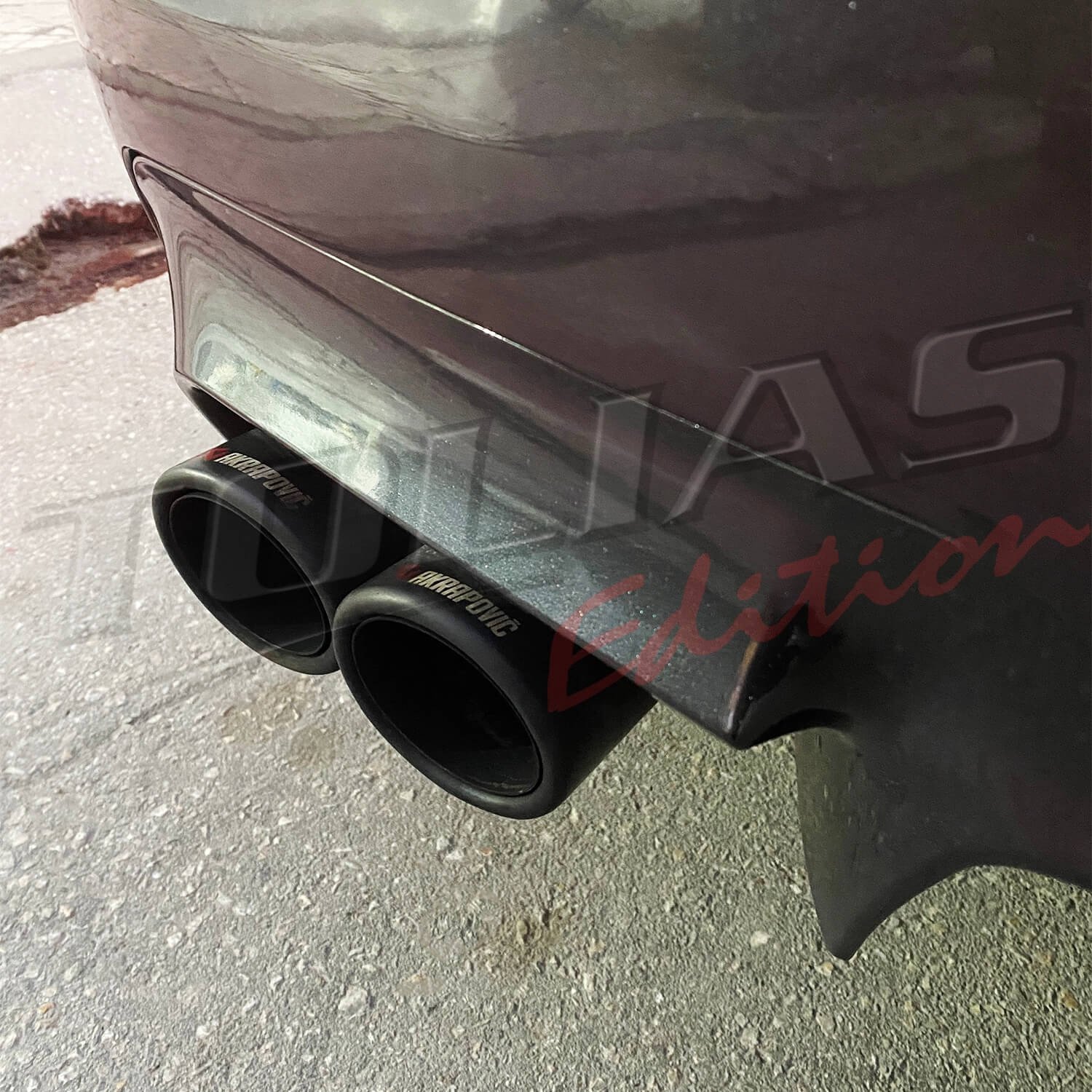 SINGLE EXHAUST TIP TYPE AKRAPOVIC CLASSICAL