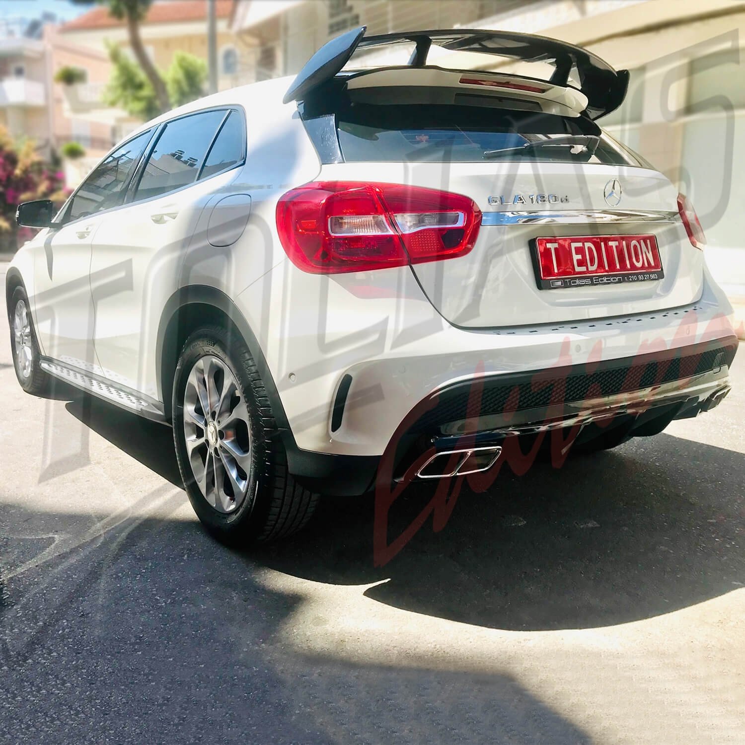 MERCEDES GLA X156 14-20 ROOF SPOILER TYPE GLA45 AMG II
