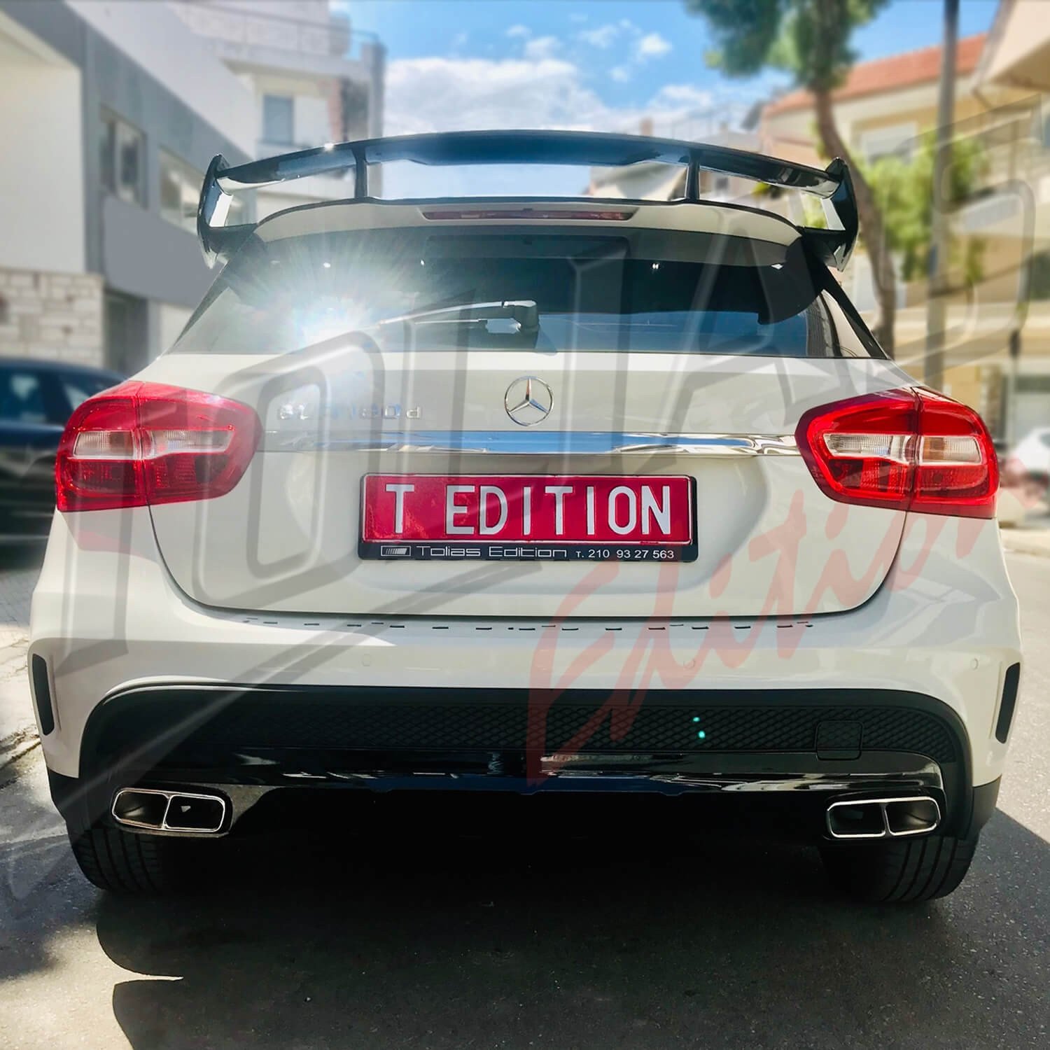 MERCEDES GLA X156 14-20 ROOF SPOILER TYPE GLA45 AMG II