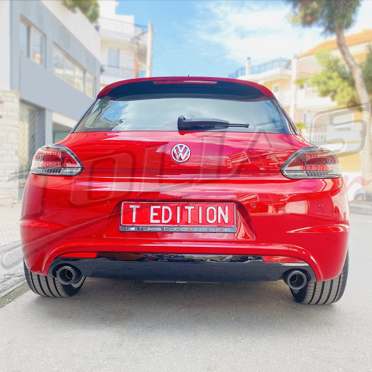 VW SCIROCCO 08-14 REAR BUMPER TYPE R