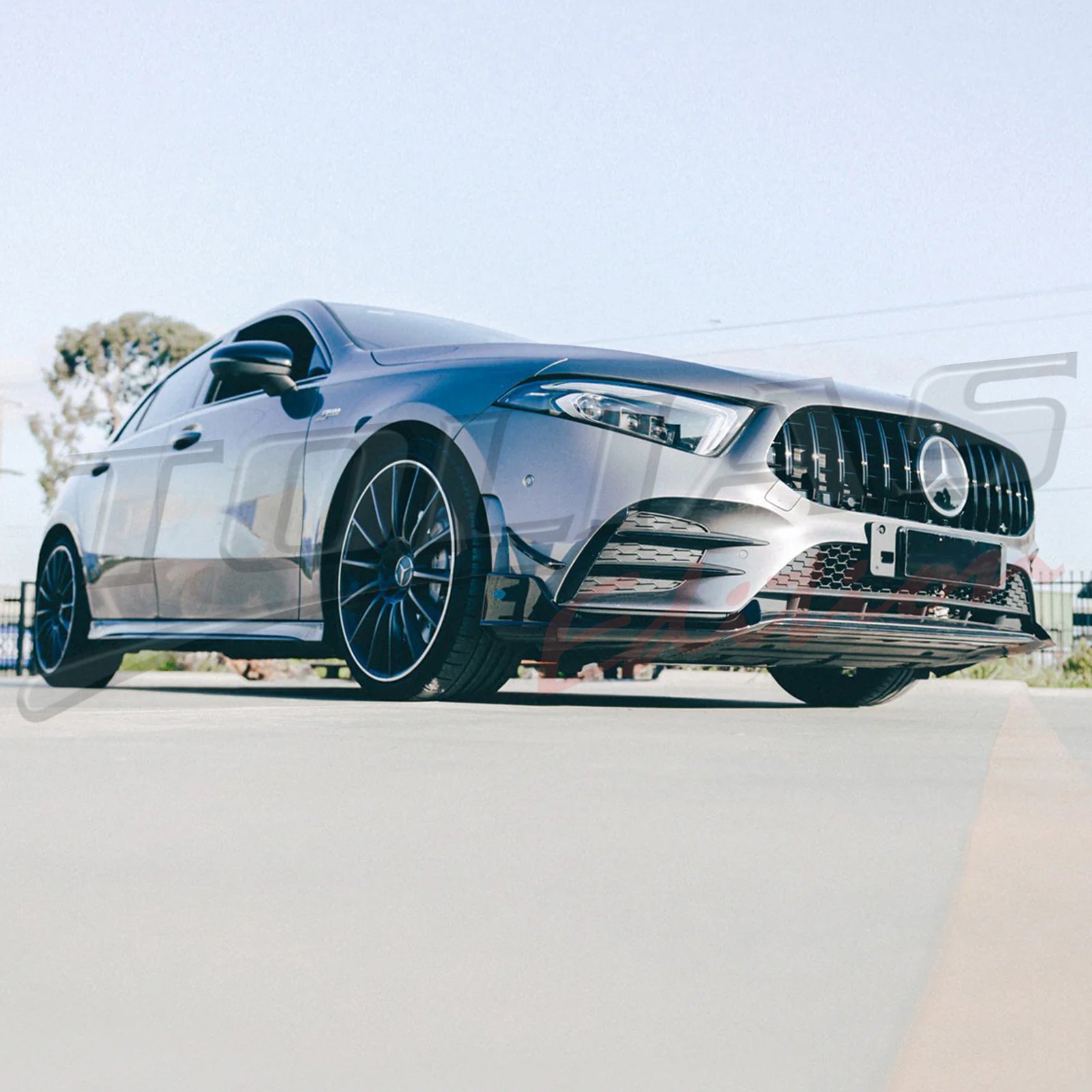 MERCEDES W177 FRONT SPLITTERS TYPE BRABUS