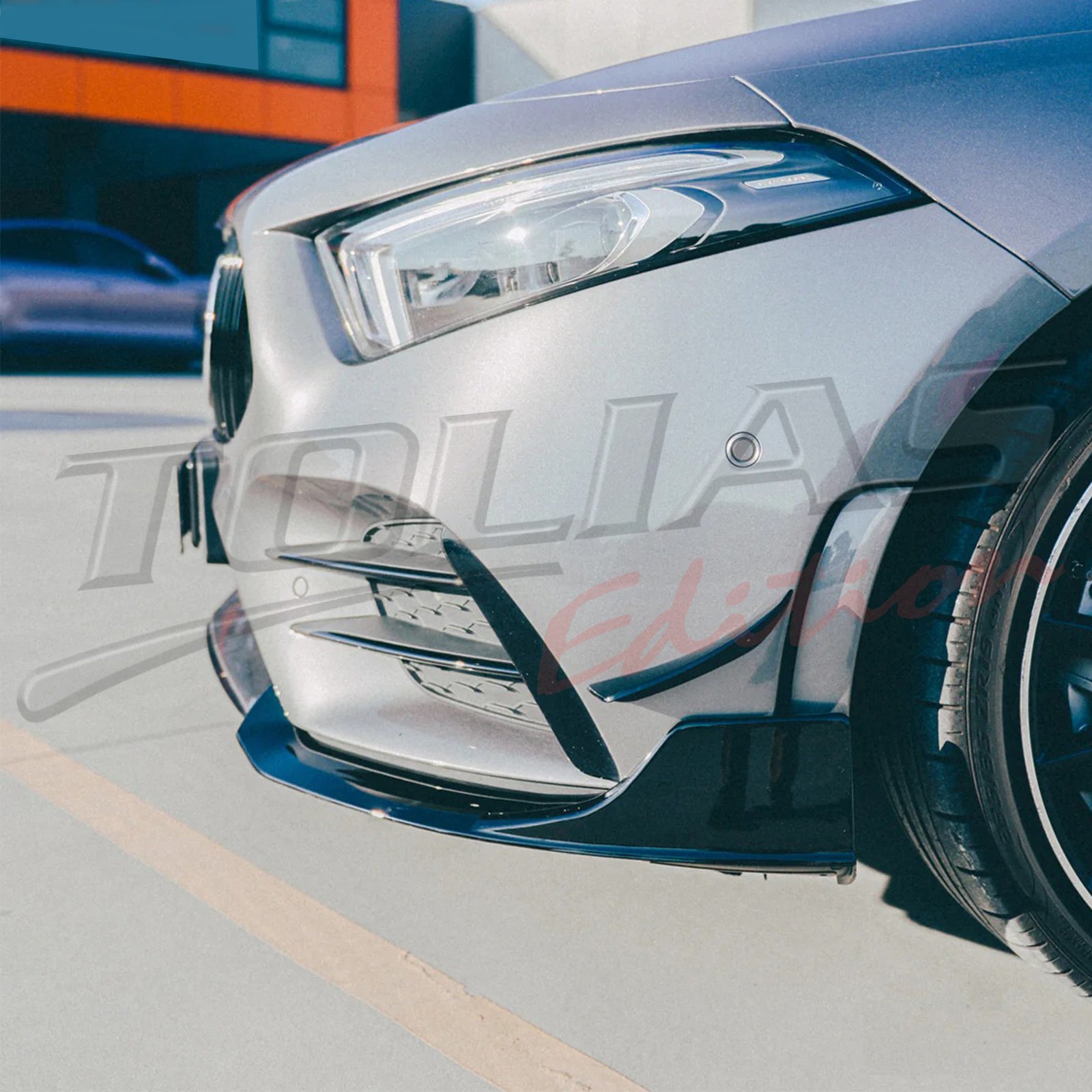 MERCEDES W177 FRONT SPLITTERS TYPE BRABUS