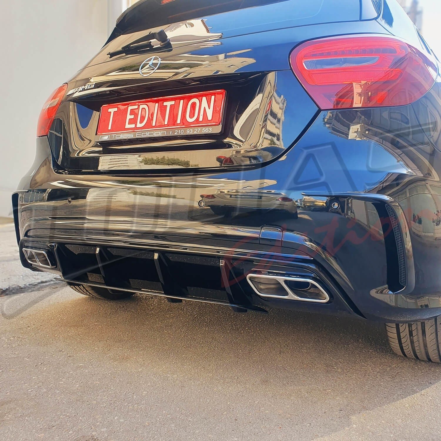 MERCEDES A CLASS W176 12-15 & 15-18 EXHAUST TIPS TYPE A45 AMG