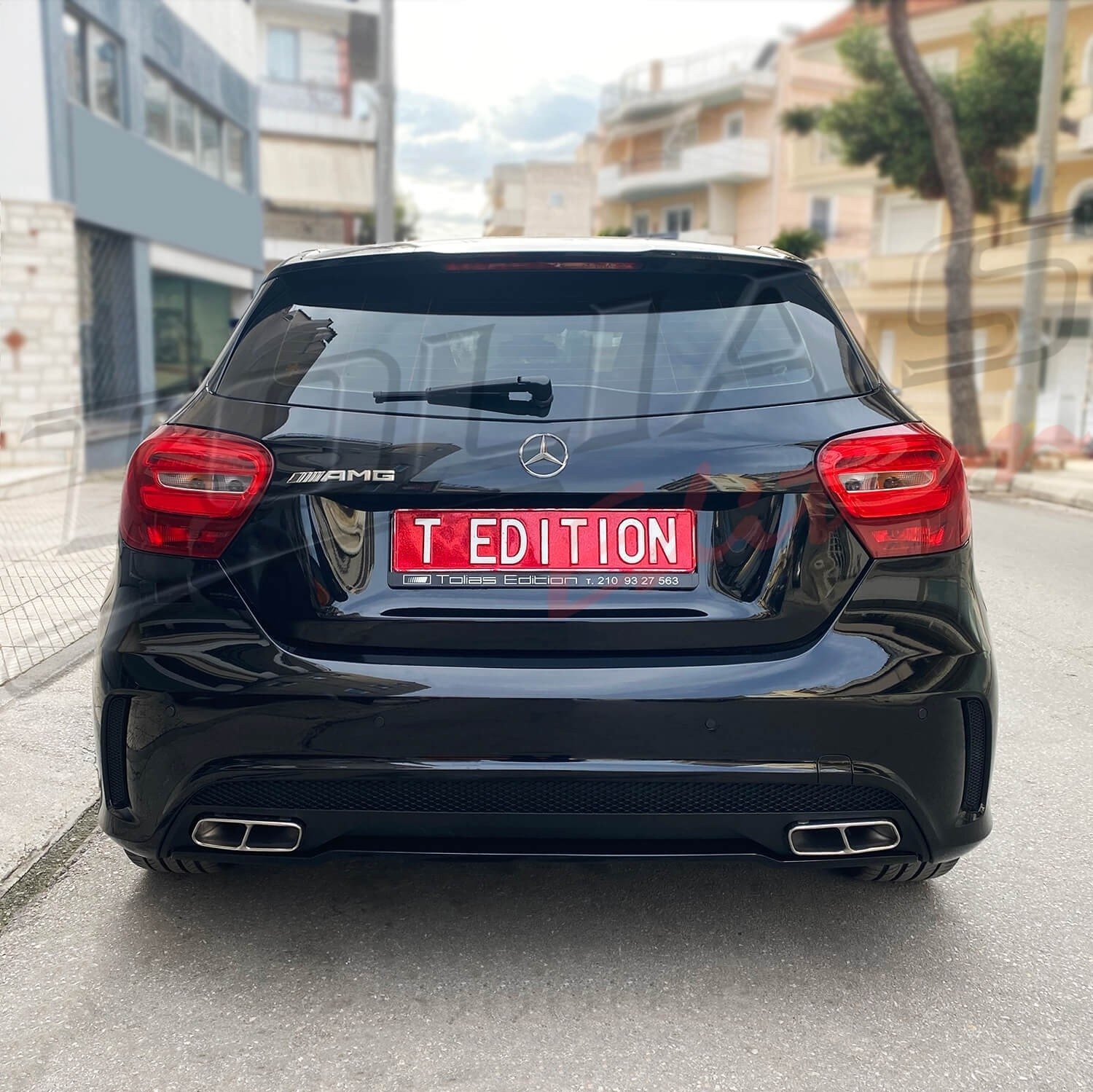 MERCEDES A CLASS W176 12-15 & 15-18 EXHAUST TIPS TYPE A45 AMG
