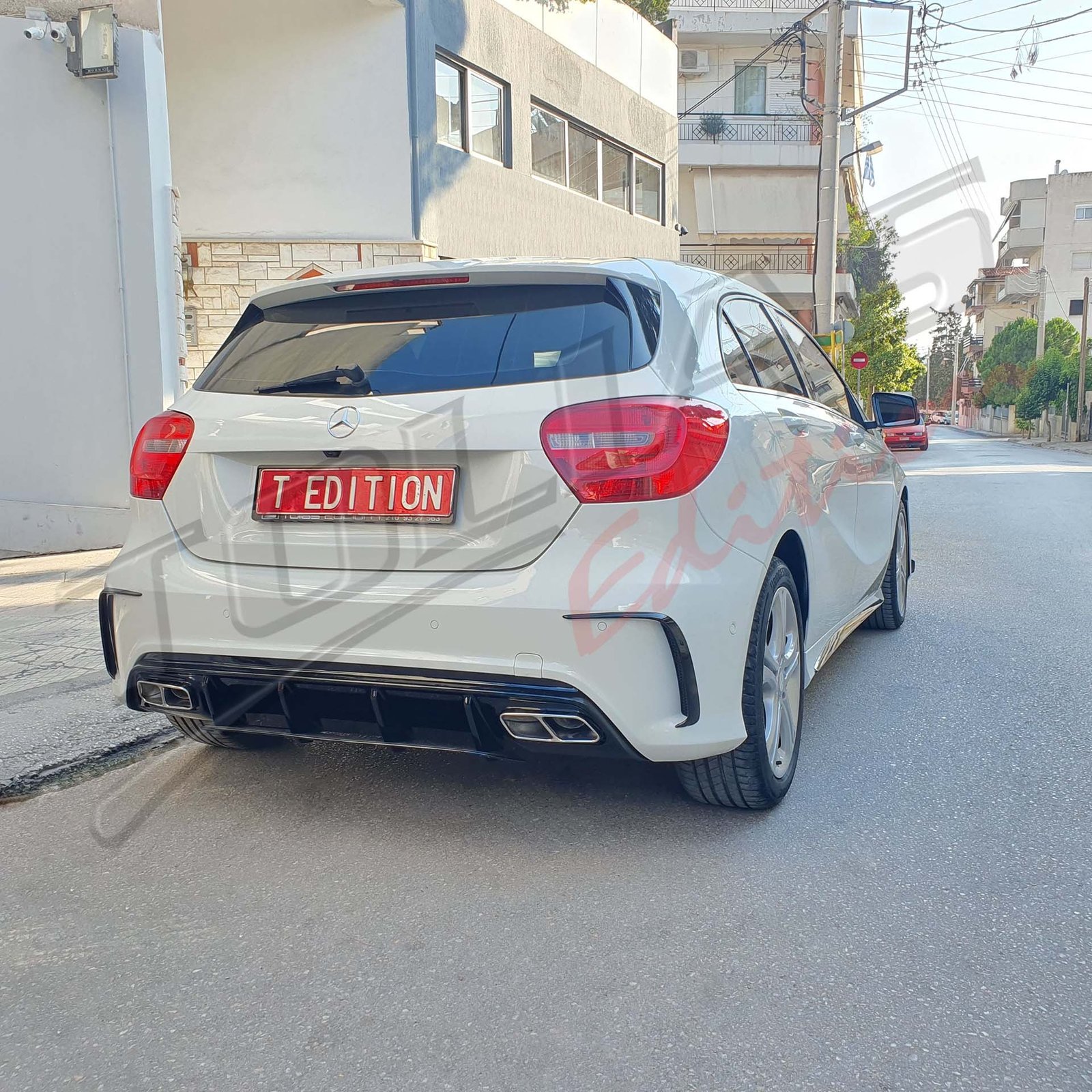 MERCEDES A CLASS W176 12-15 & 15-18 EXHAUST TIPS TYPE A45 AMG