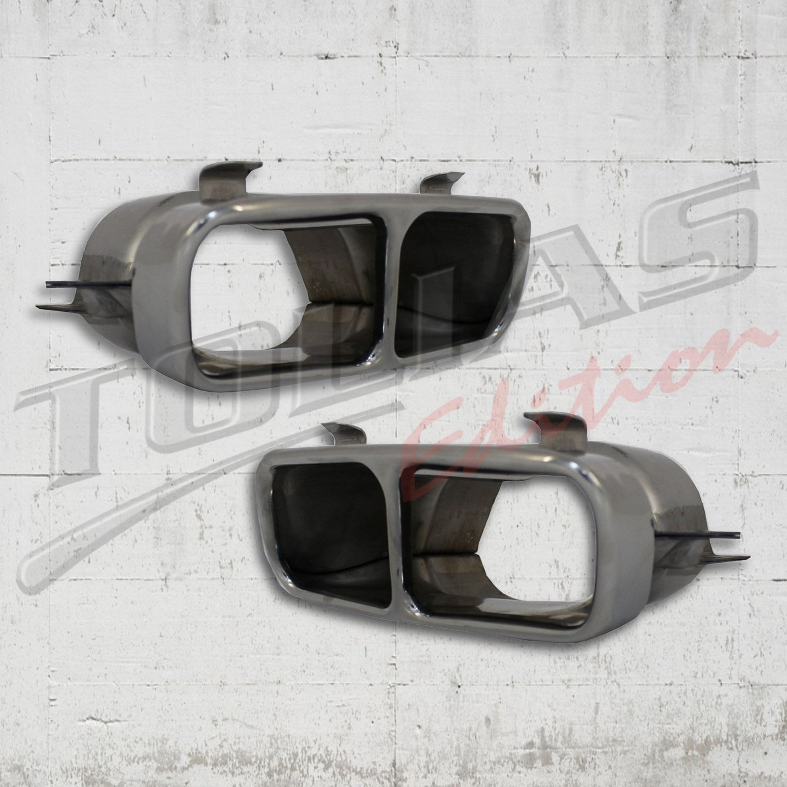 MERCEDES A CLASS W176 12-15 & 15-18 EXHAUST TIPS TYPE A45 AMG