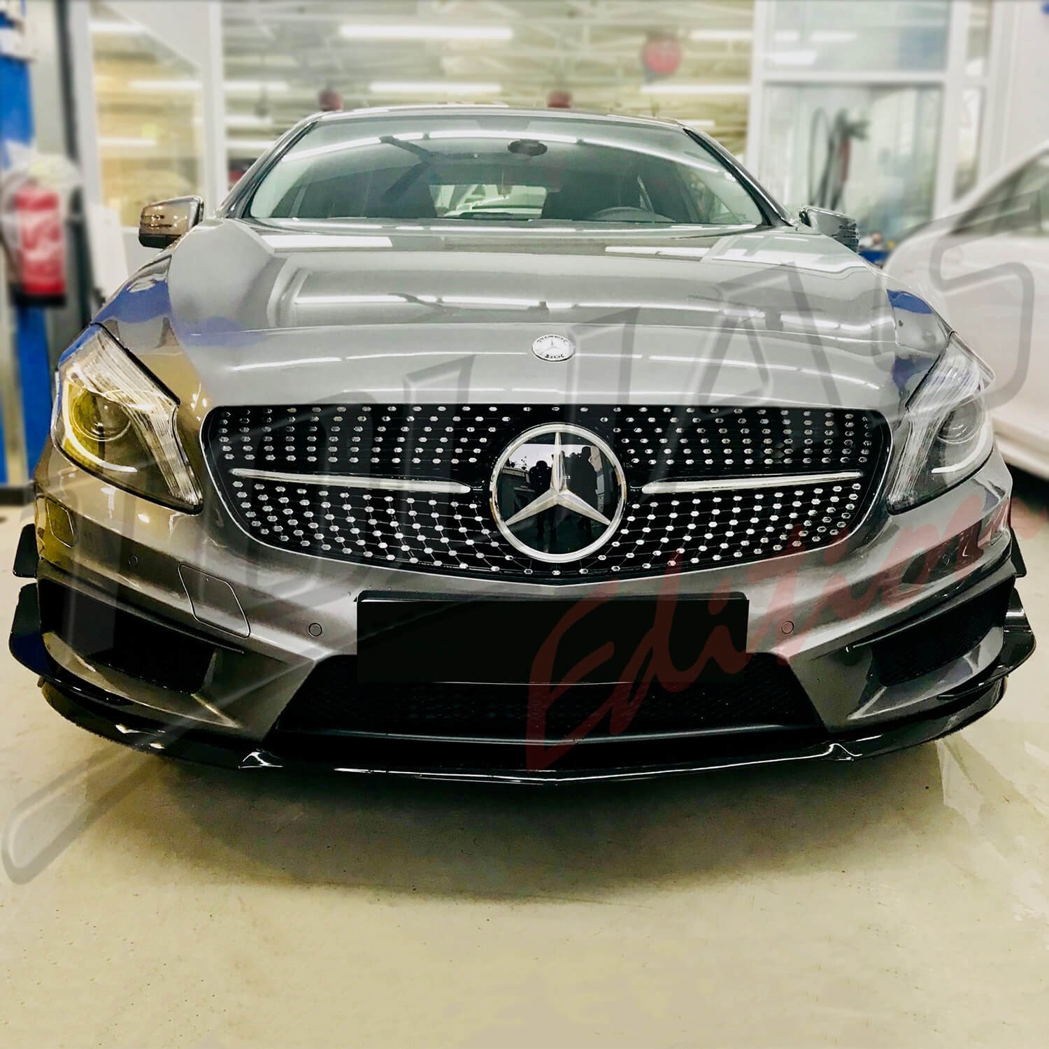 MERCEDES A CLASS W176 12-15 CANARDS SET TYPE A45 AMG