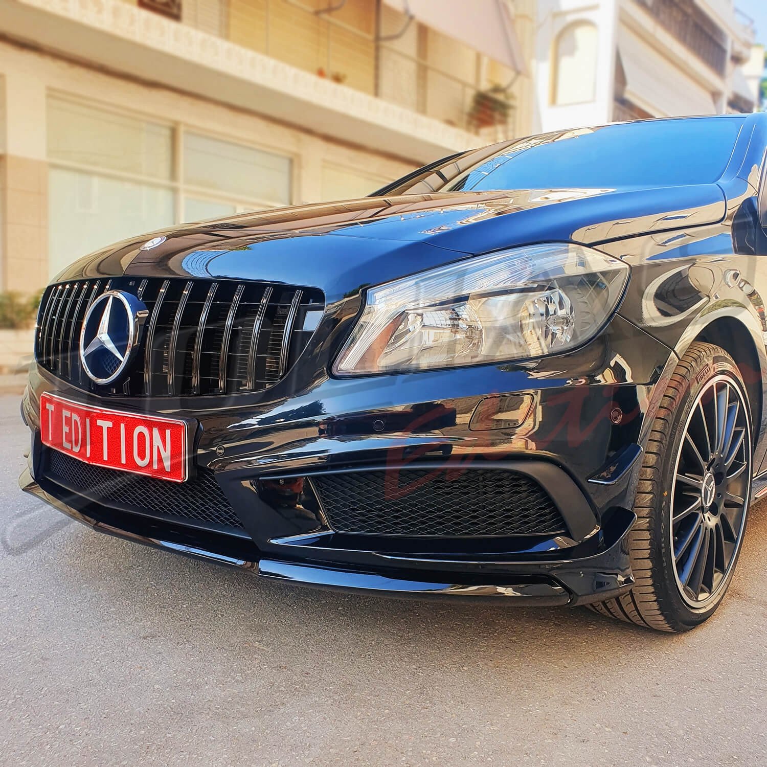 MERCEDES A CLASS W176 12-15 CANARDS SET TYPE A45 AMG