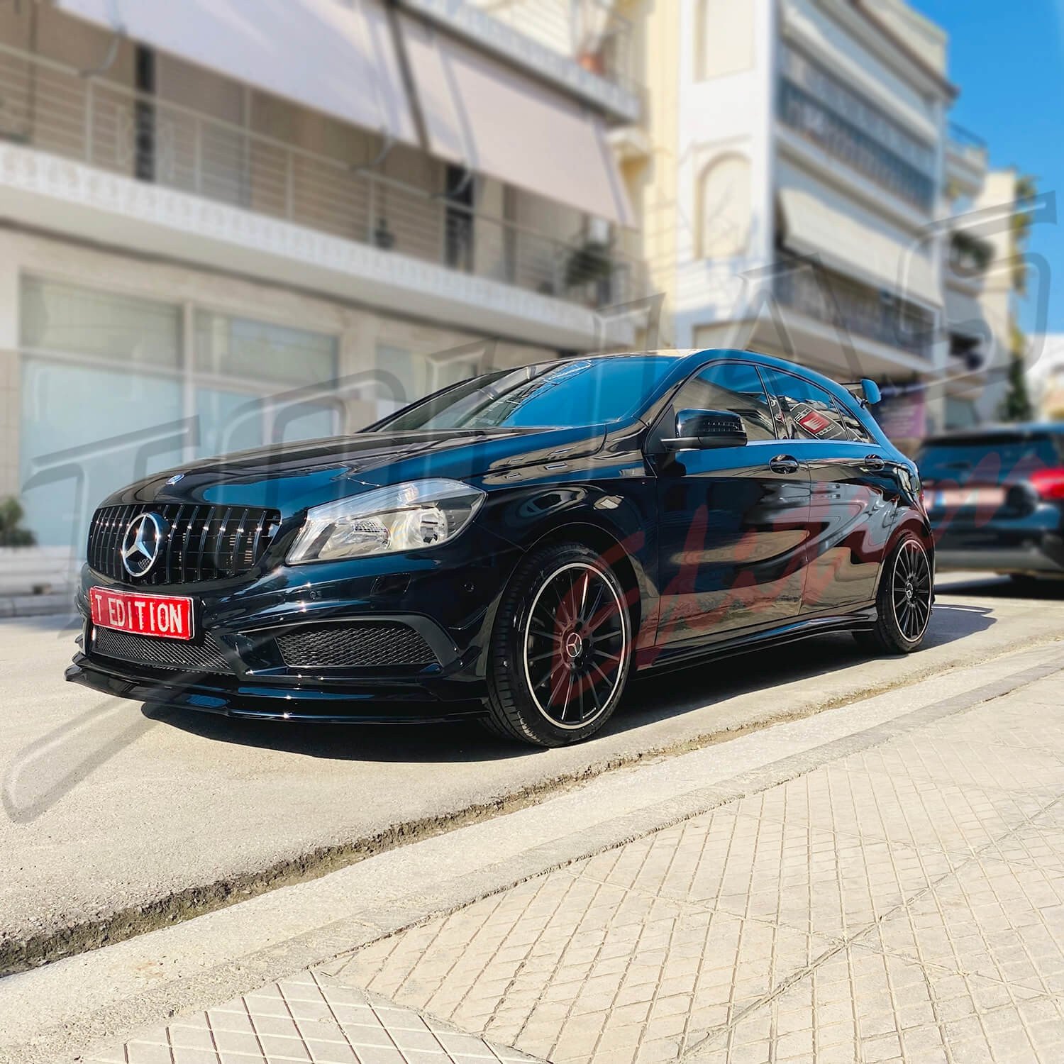 MERCEDES A CLASS W176 12-15 CANARDS SET TYPE A45 AMG