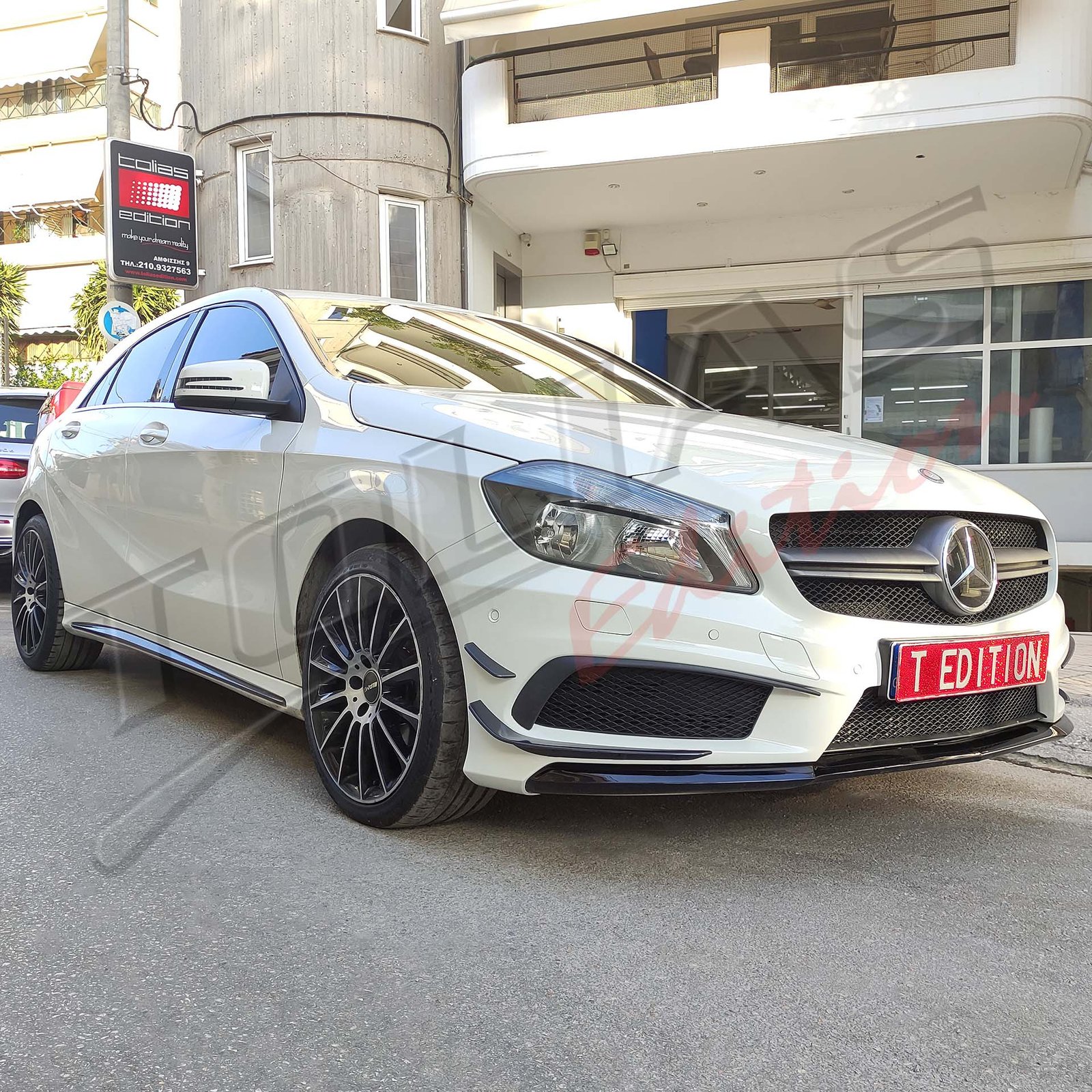 MERCEDES A CLASS W176 12-15 CANARDS SET TYPE A45 AMG