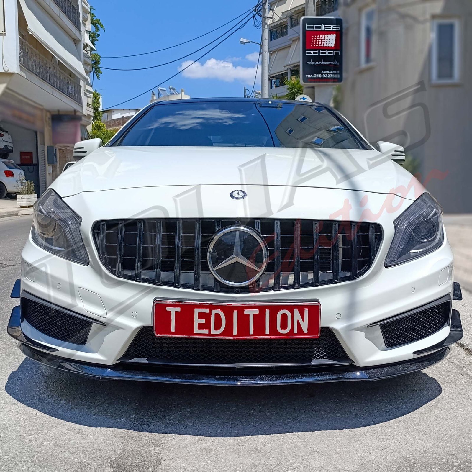 MERCEDES A CLASS W176 12-15 CANARDS SET TYPE A45 AMG