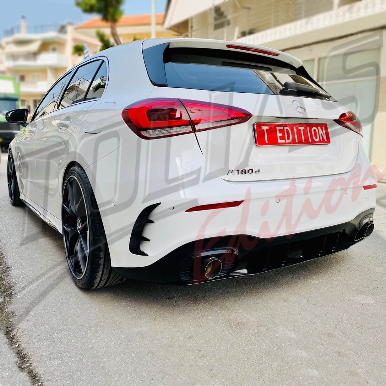 MERCEDES A CLASS W177 HATCHBACK 18- REAR DIFFUSER TYPE A35 AMG EDITION 1