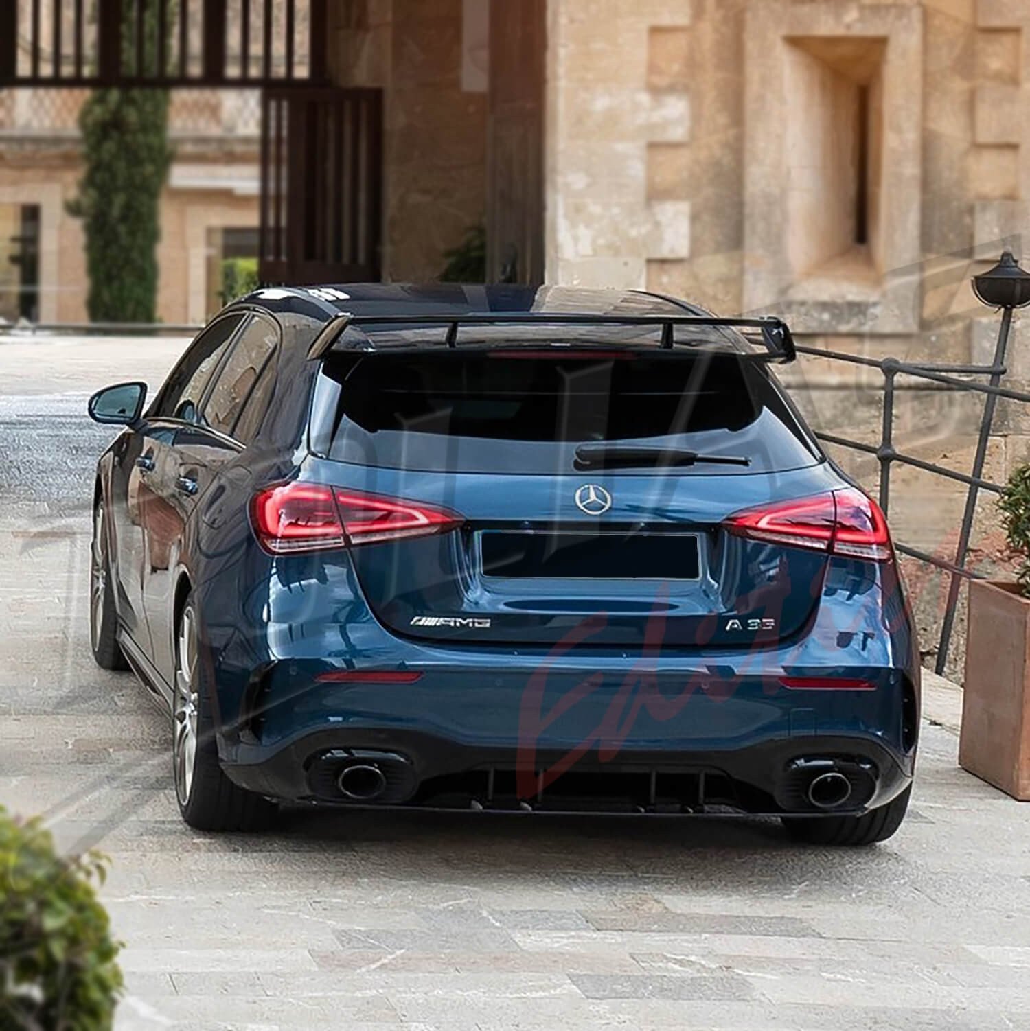 MERCEDES A CLASS W177 HATCHBACK 18- REAR DIFFUSER TYPE A35 AMG EDITION 1
