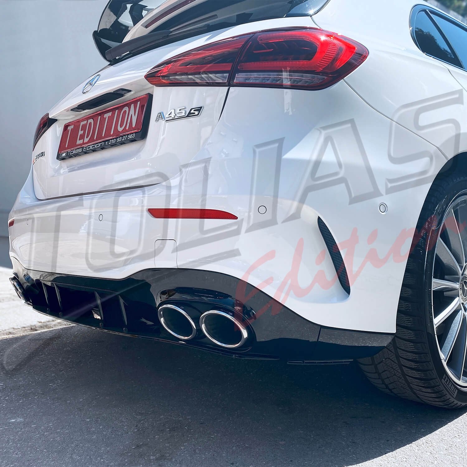 MERCEDES A CLASS W177 18- REAR BUMPER TYPE A45 AMG EDITION 1