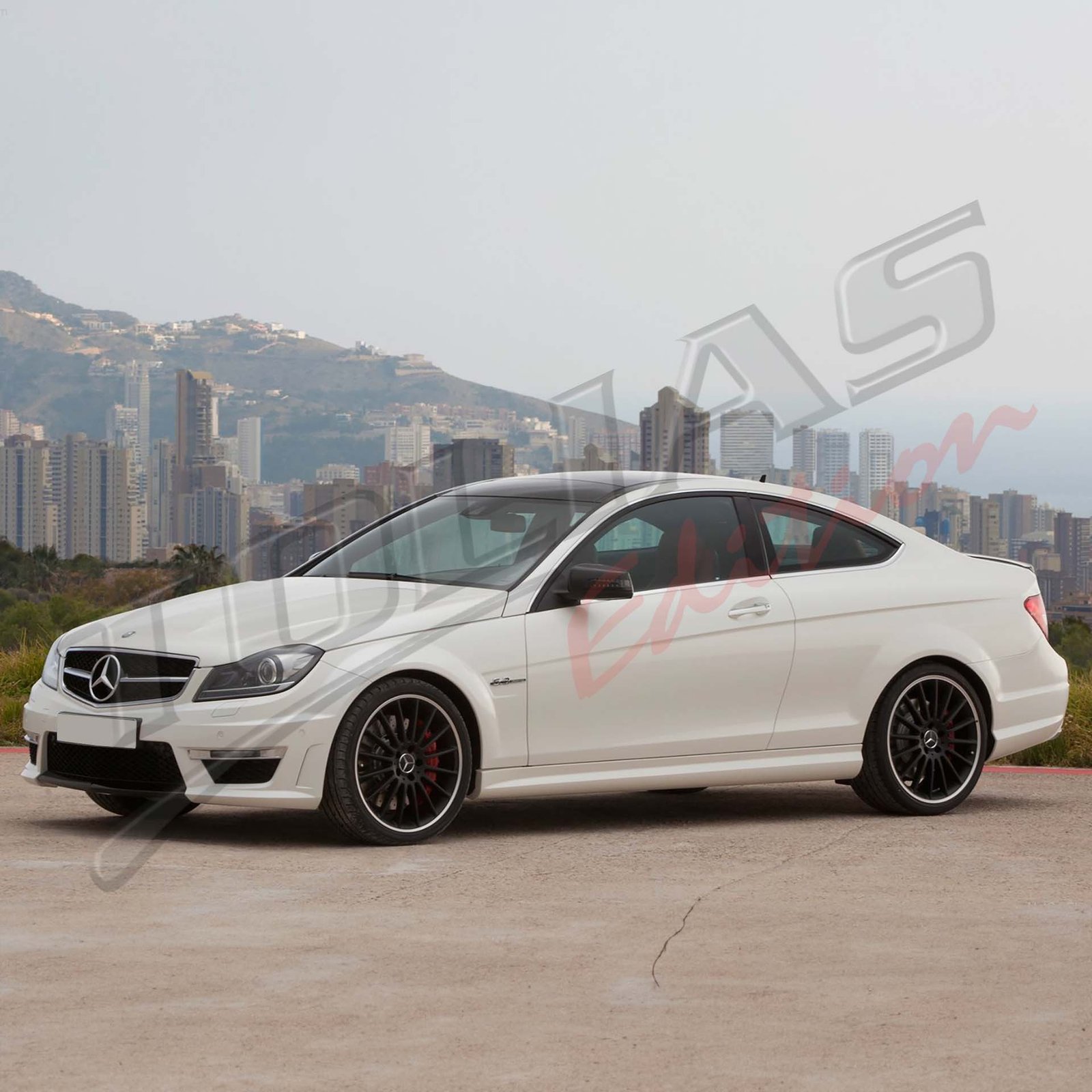 MERCEDES C CLASS C204 COUPE 11-14 SIDE SKIRTS TYPE C63 AMG