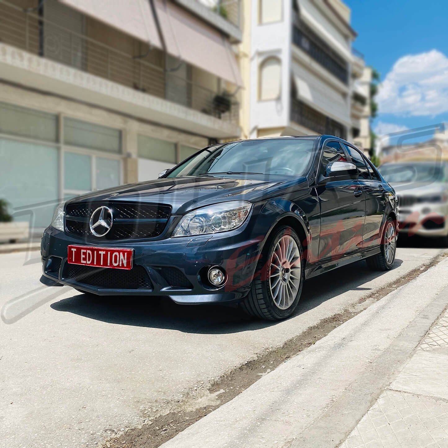 MERCEDES C CLASS W204 07-11 & 11-14 GRILLE TYPE C63 AMG