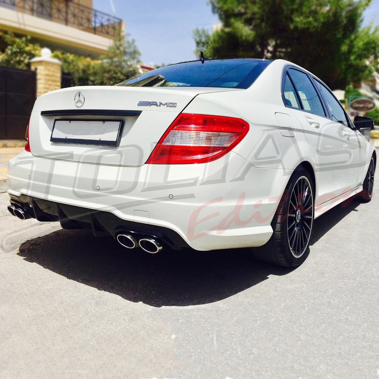 MERCEDES C CLASS W204 07-11 RETROFIT BODY KIT TYPE C63 AMG FACELIFT