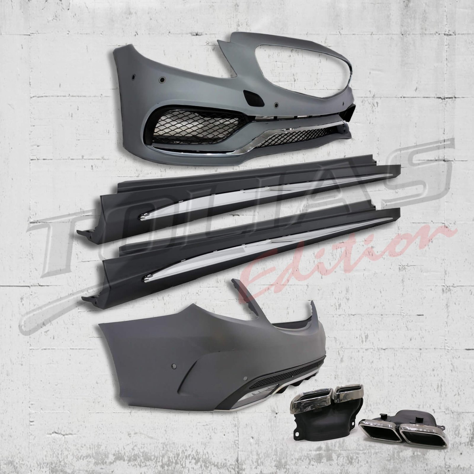 MERCEDES C CLASS W205 15-19 BODY KIT TYPE C63 AMG