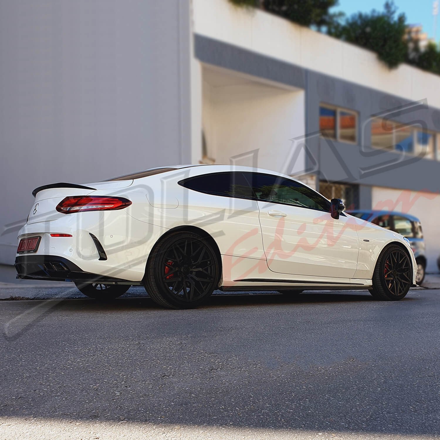 MERCEDESC CLASS W205 & C205 14-18 & 18-20 REAR CANARDS SET TYPE AMG