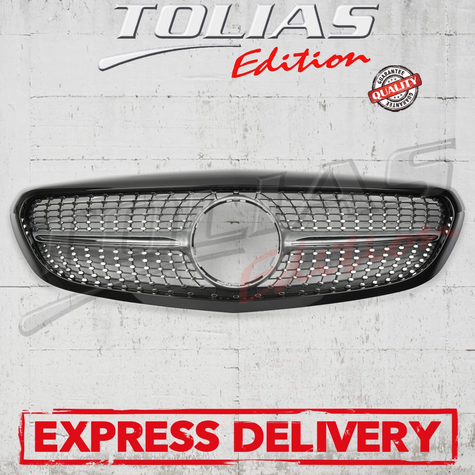 MERCEDES C CLASS W205 & C205 14-18 GRILLE TYPE DIAMOND