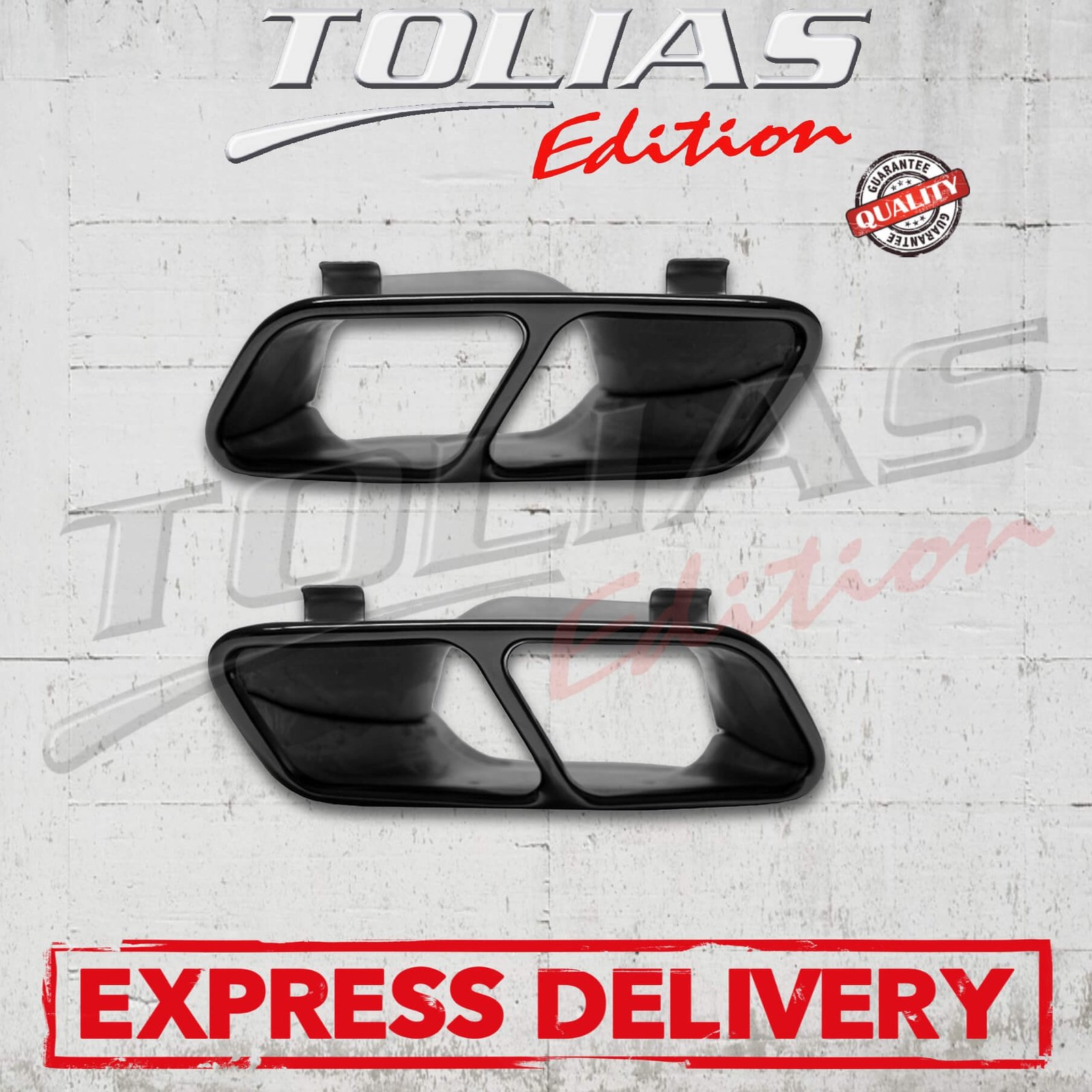 A CLASS W176 12-15 & 15-18 EXHAUST TIPS TYPE A45 AMG